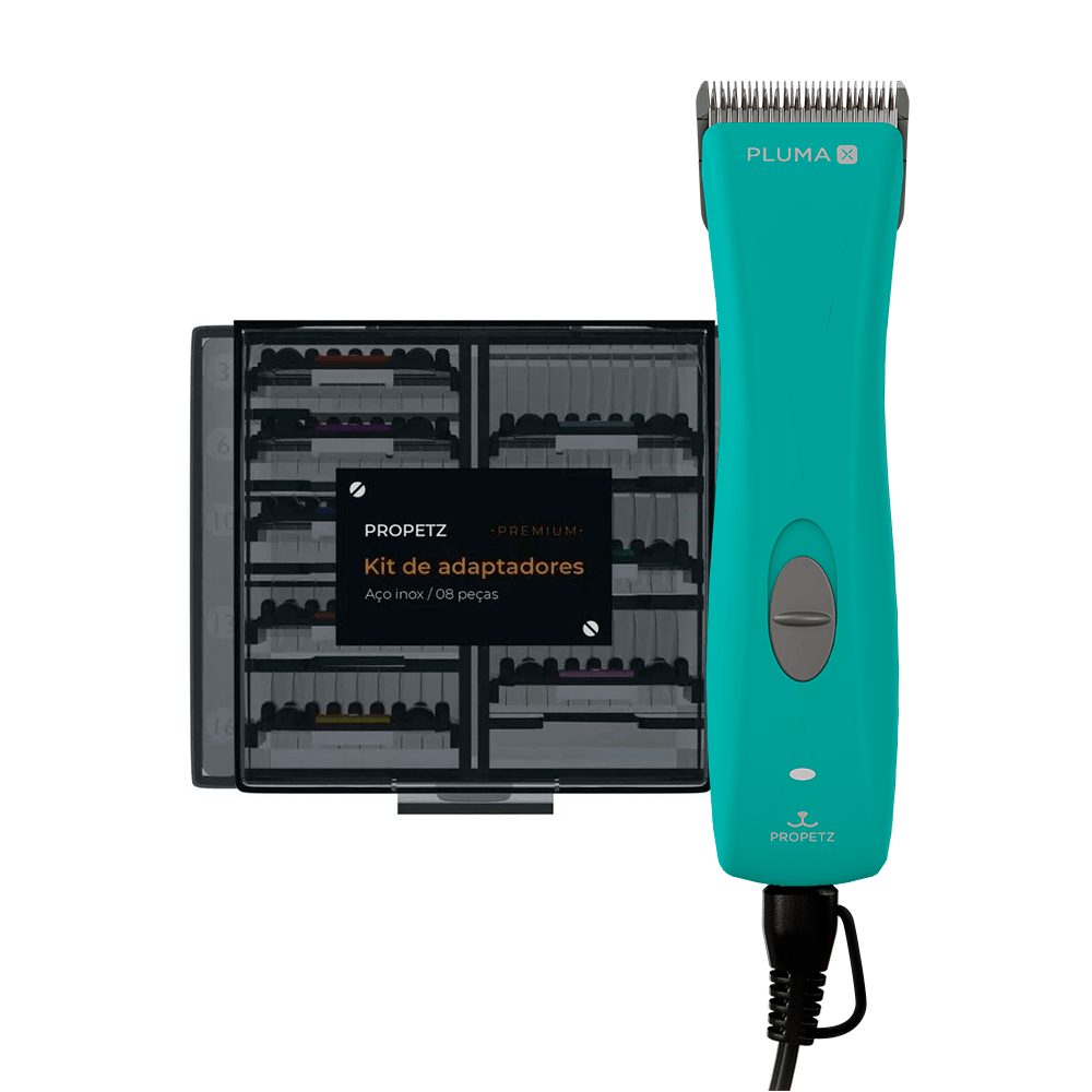 Máquina de Tosa Pluma com Kit de Adaptadores de Aço Inox Propetz - Propetz